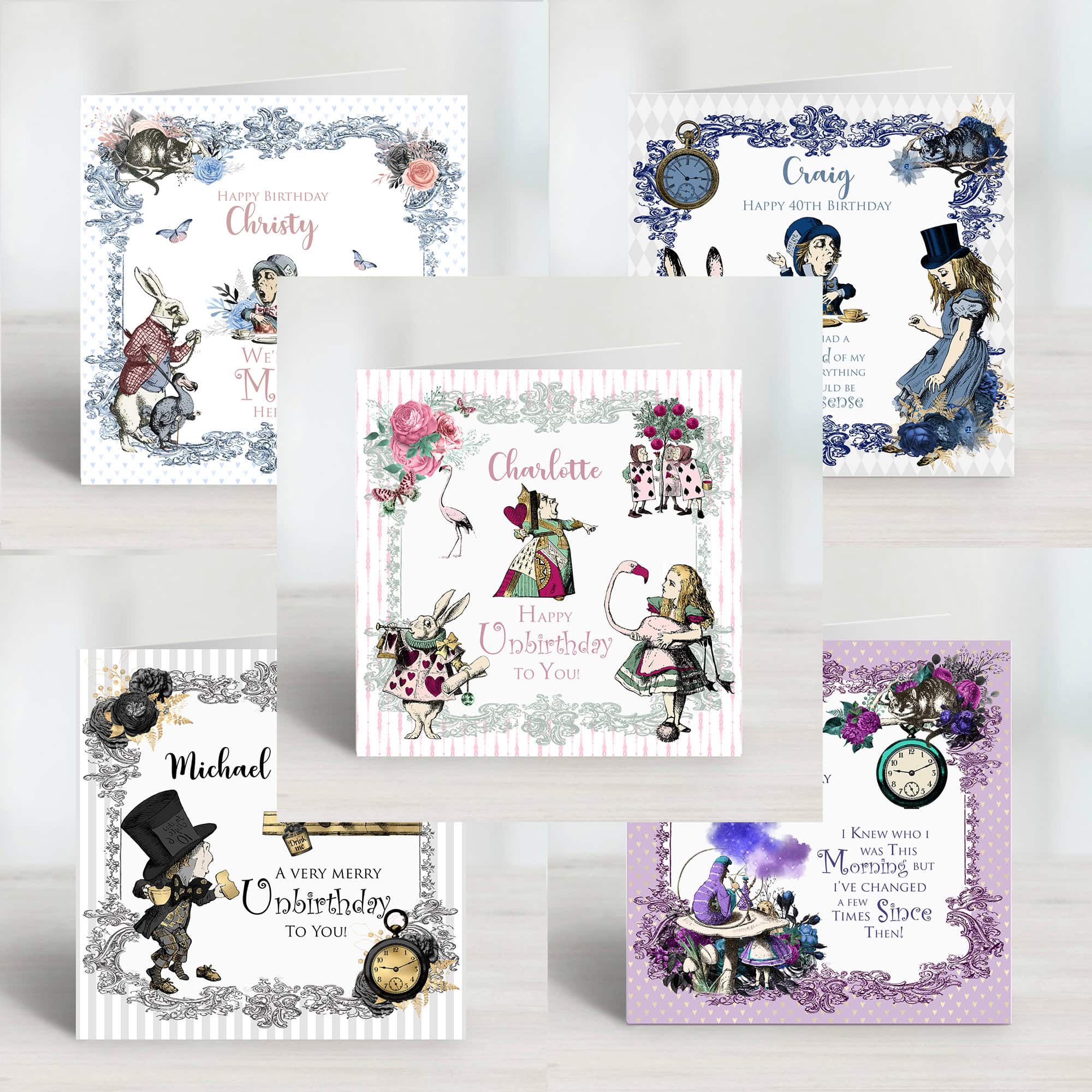 Alice In Wonderland Cards